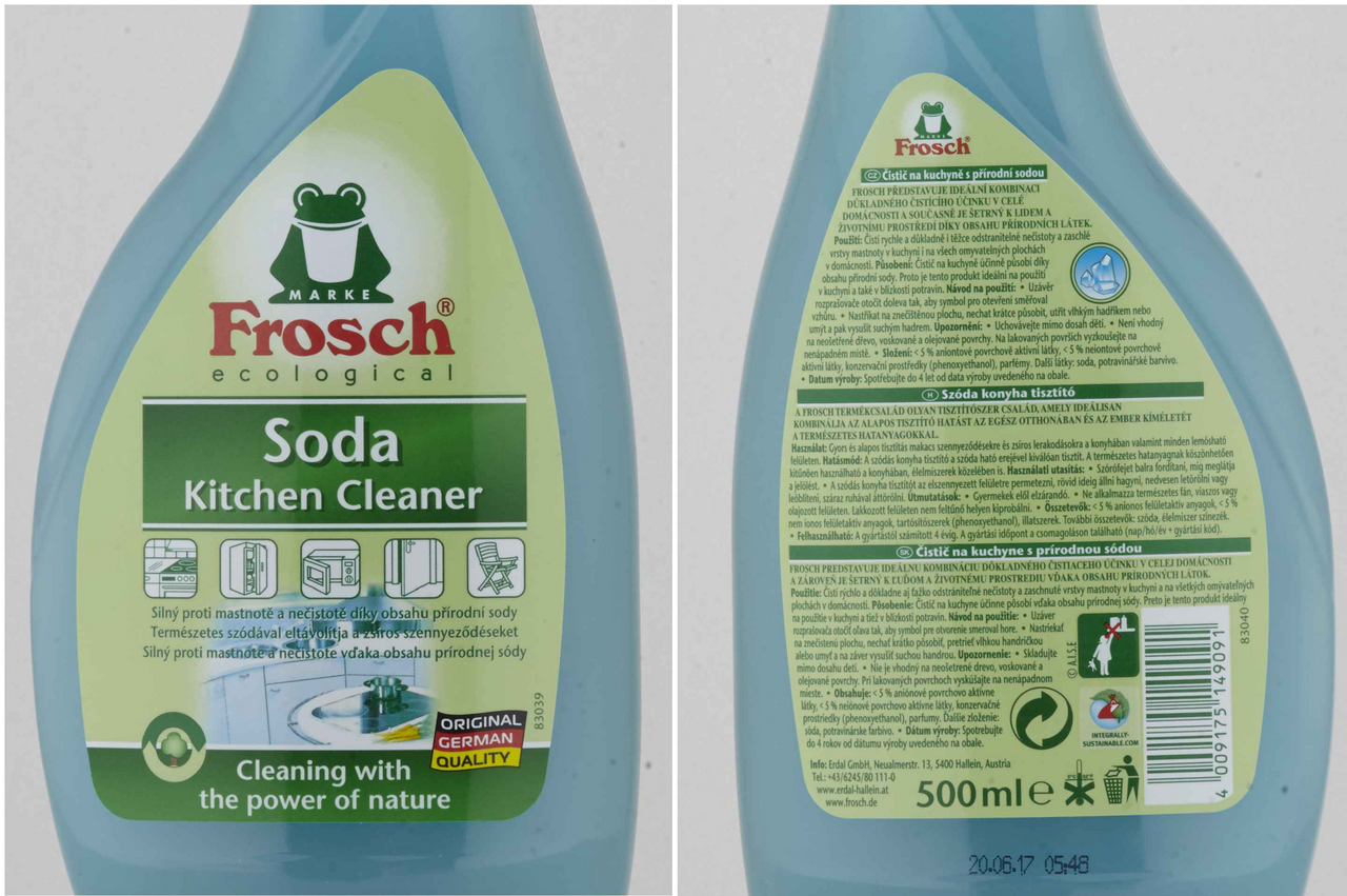 Frosch Čistič soda sprej 500 ml - Univerzální čistící prostředky ...