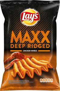 Lay's Chipsy Maxx Kuřecí křídla 1x130g - Chipsy, Slané snacky ...