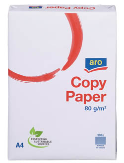 aro Copy Paper Papír kancelářský A4 80 g/ m2 500 listů 1 ks ...