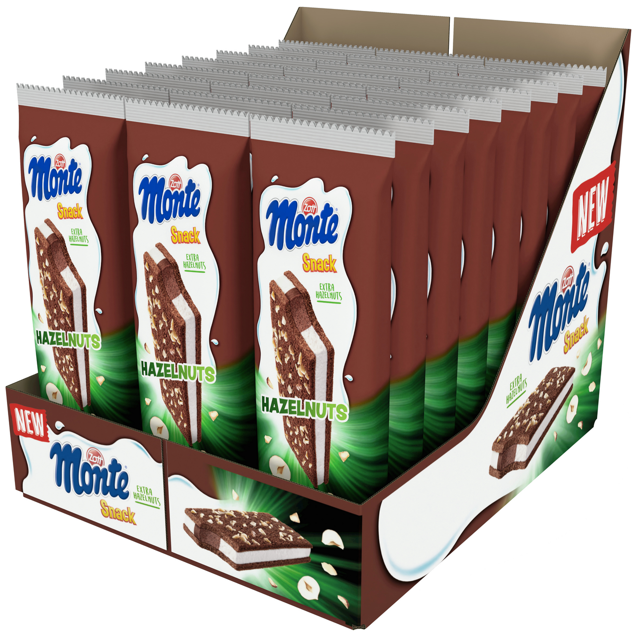 Zott Monte Snack lískový oříšek chlaz. 29 g - Řezy, snacky, Dezerty ...