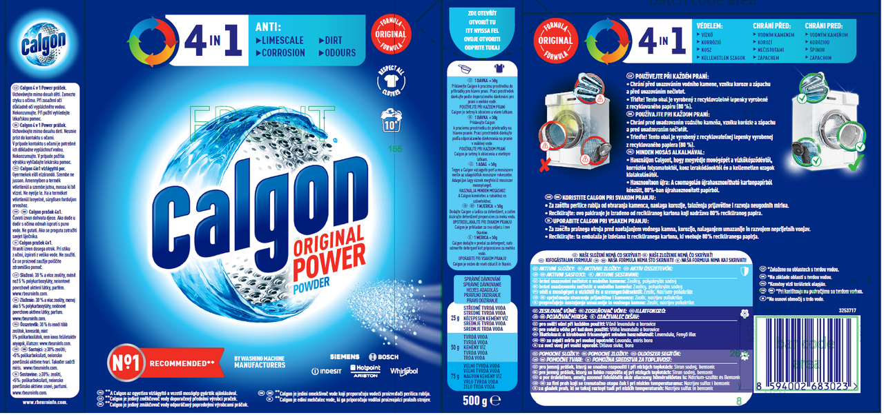 Calgon 500 g - Změkčovače vody, Prací prostředky, Úklid, péče o ...