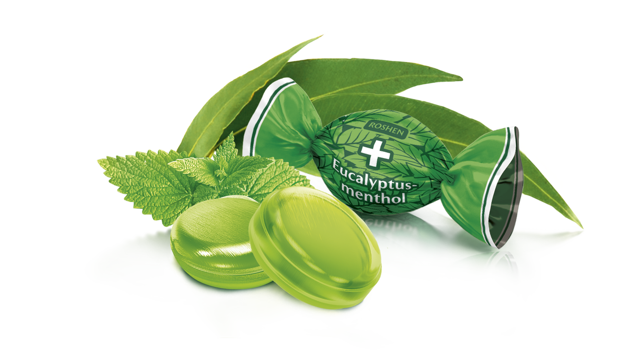 ROSHEN Menthol Eucalyptus bonbóny 200 g - Mátové, Bonbóny, Bonbóny ...