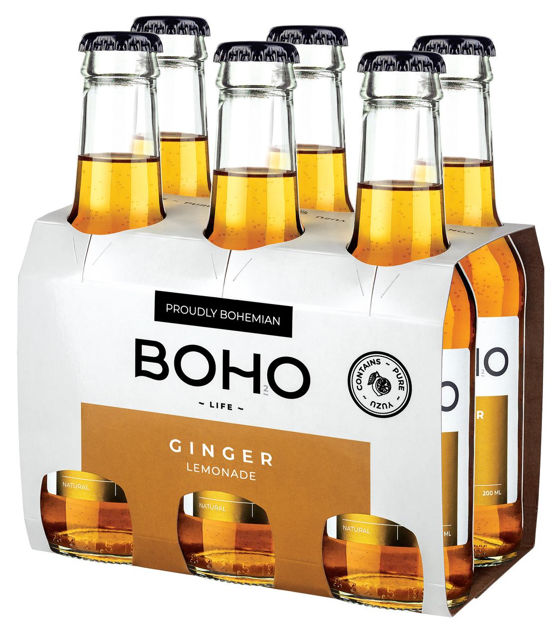 BOHO Limo Zázvor 6 x 200 ml - Ovocné limonády, Limonády, Nealko, Nápoje ...