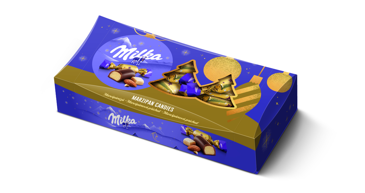 Milka Salonky marcipán 300 g - Vánoční cukrovinky, Sezónní cukrovinky a ...