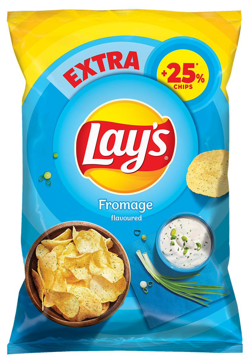 Lay's Fromage 163 g - Chipsy, Slané snacky, Cukrovinky, slané snacky, Trvanlivé