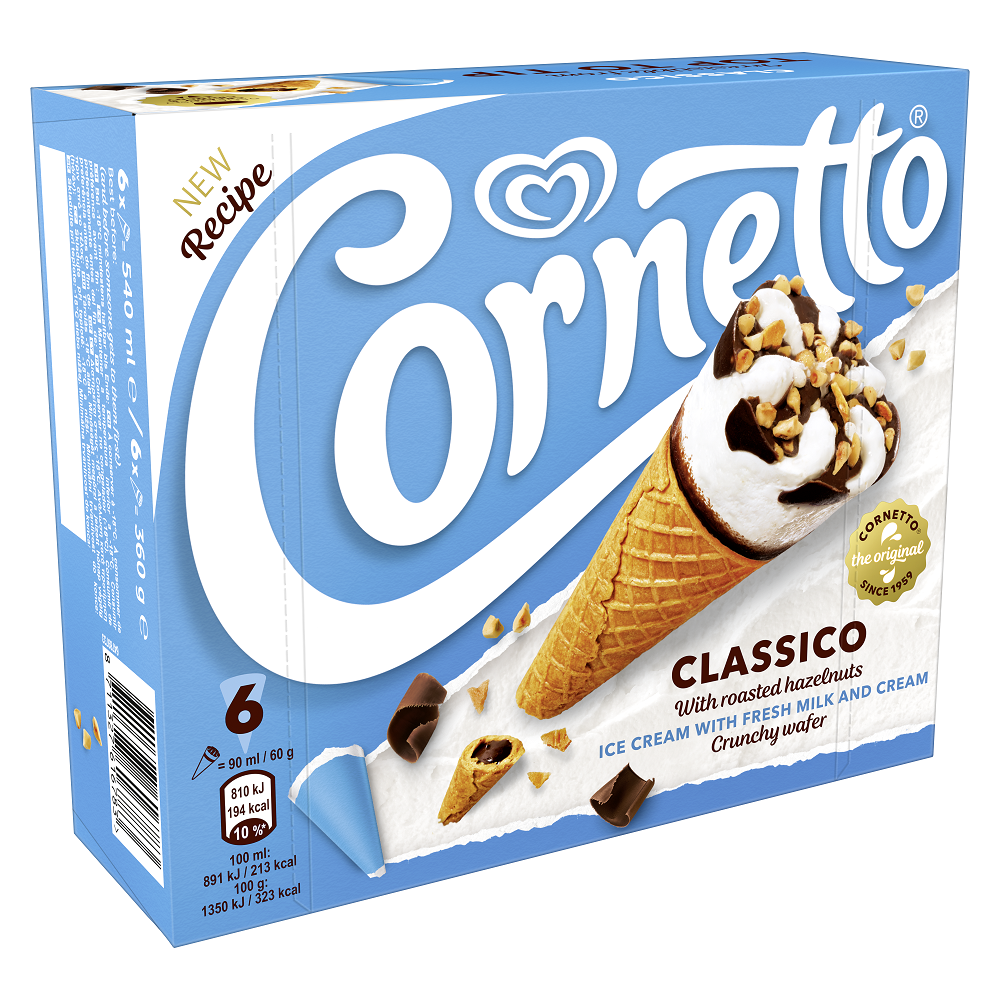 Cornetto Classico Multipack mraž. 6 x 90 ml - Kornouty, Impulsní ...