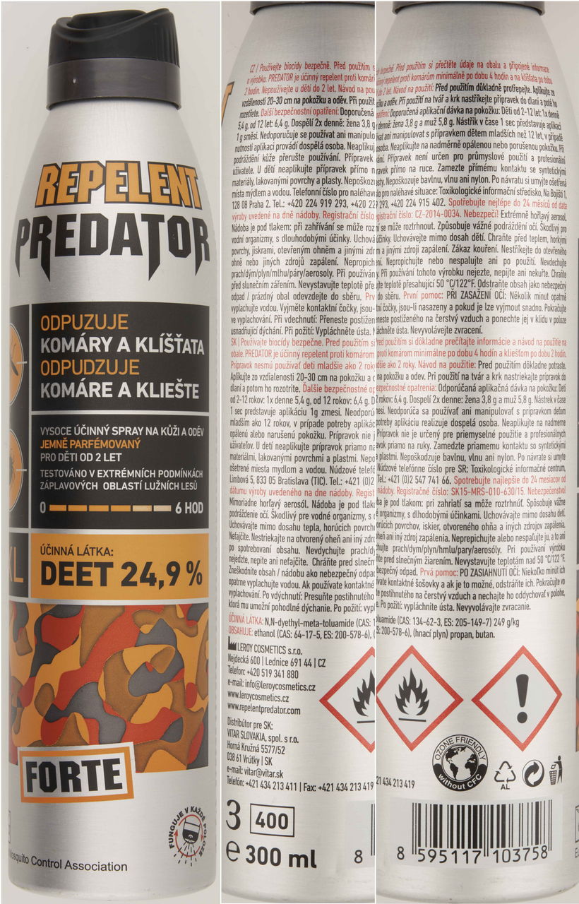 PREDATOR FORTE XXL 300 ml - Insekticidy, Proti hmyzu, Drogerie, kosmetika