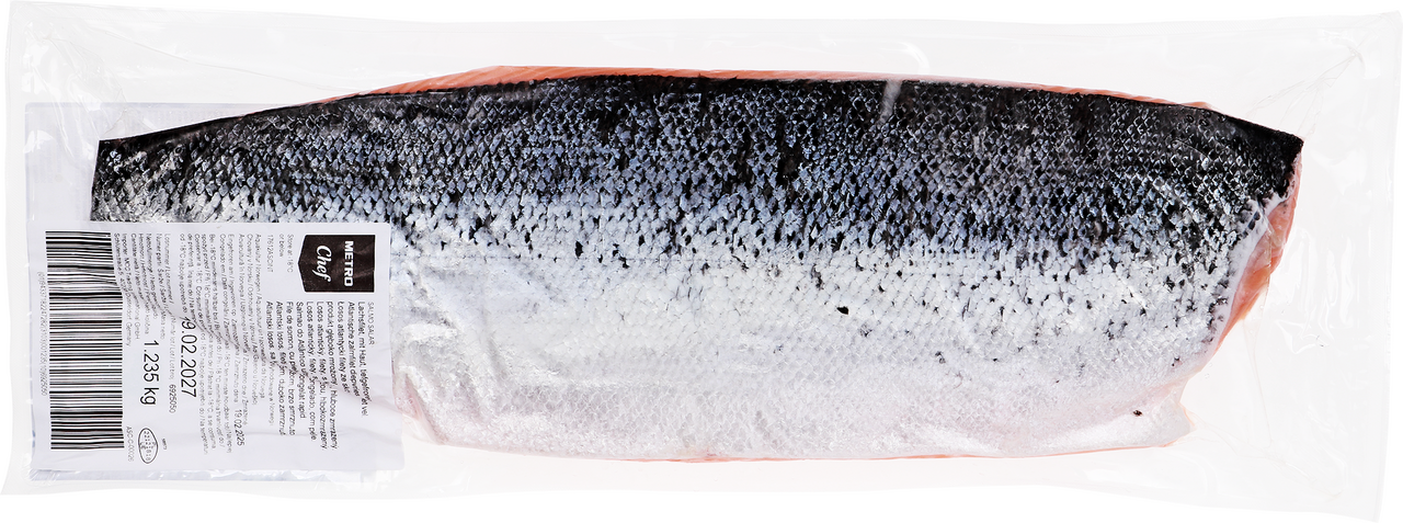 METRO Chef Losos filet s kostí Trim C mraž. 1 - 1,5 kg - Porcovaný ...