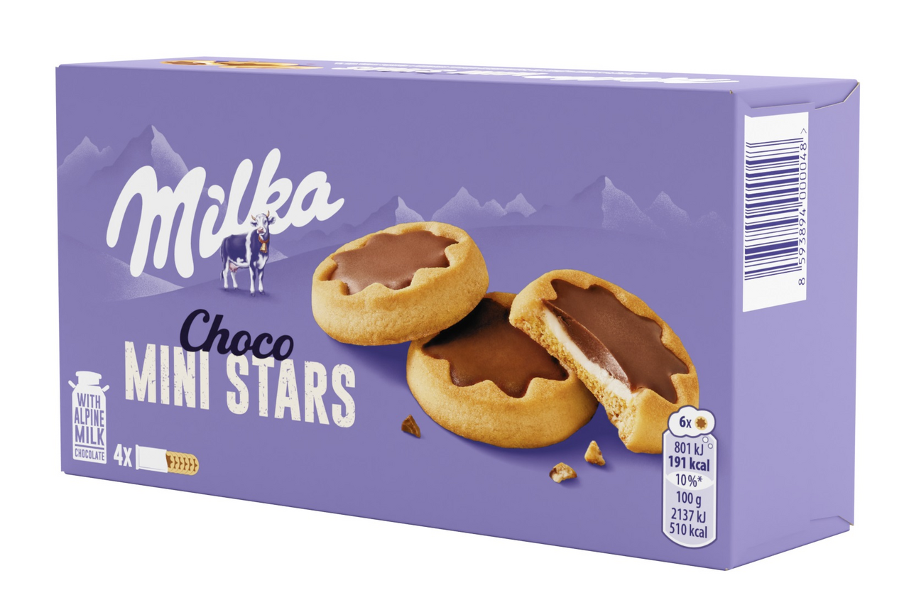 Milka Choco Mini Stars 150 g - Piškoty a sušenky neplněné, Sušenky ...