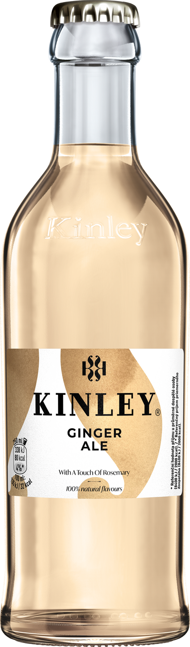 KINLEY Ginger Ale 24 x 250 ml vratná láhev - Tonic, Limonády, Nealko ...