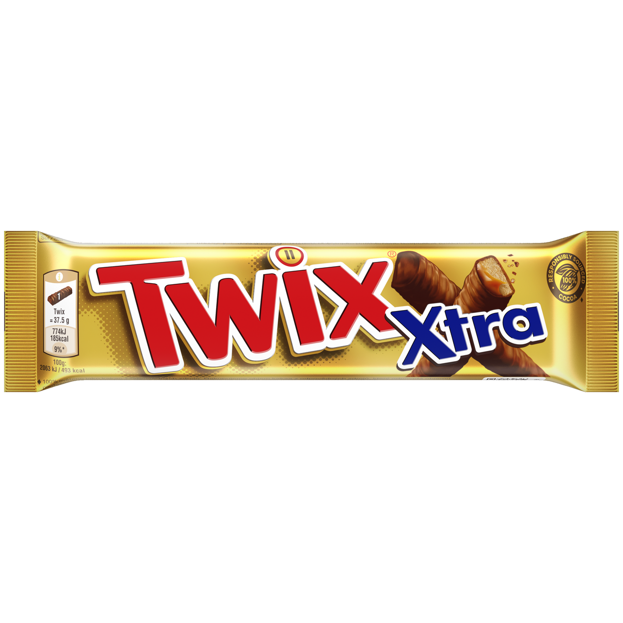 Twix Extra Sušenka s karamelem v mléčné čokoládě 30 x 75 g - Čokoládové ...