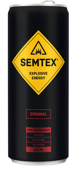 SEMTEX Original energetický nápoj 24 x 250 ml plech - Energetické nápoje, Nealko, Nápoje, tabák