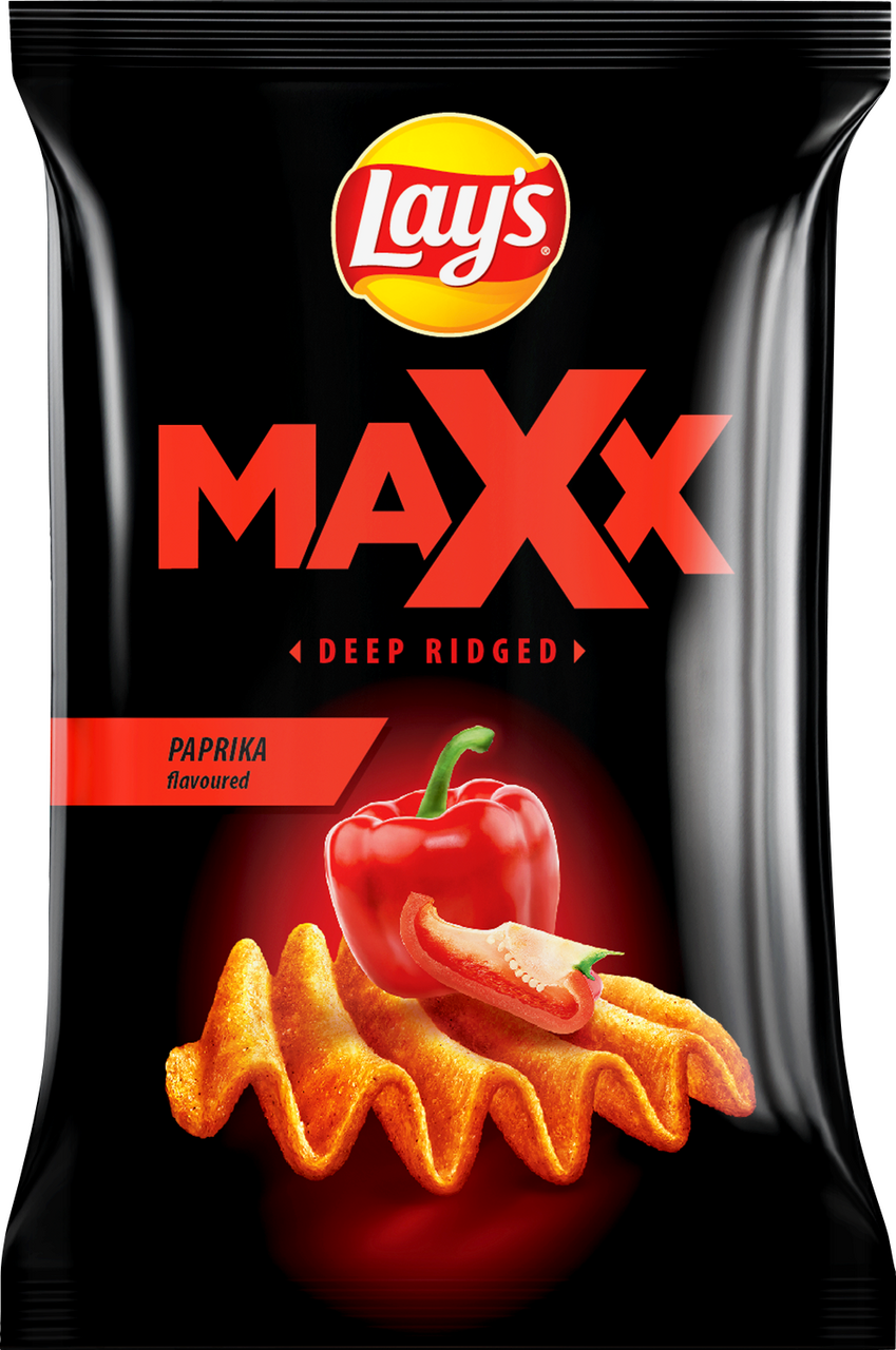 Lay's Maxx paprika chipsy 130 g - Chipsy, Slané snacky, Cukrovinky ...
