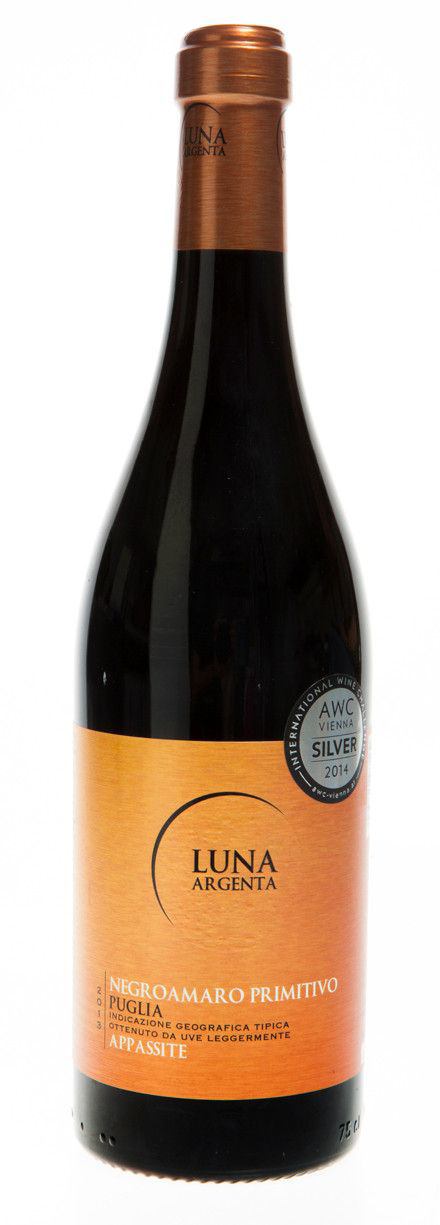LUNA ARGENTA Negroamaro Primitivo 750 ml - Puglia, Itálie, Červená vína ...