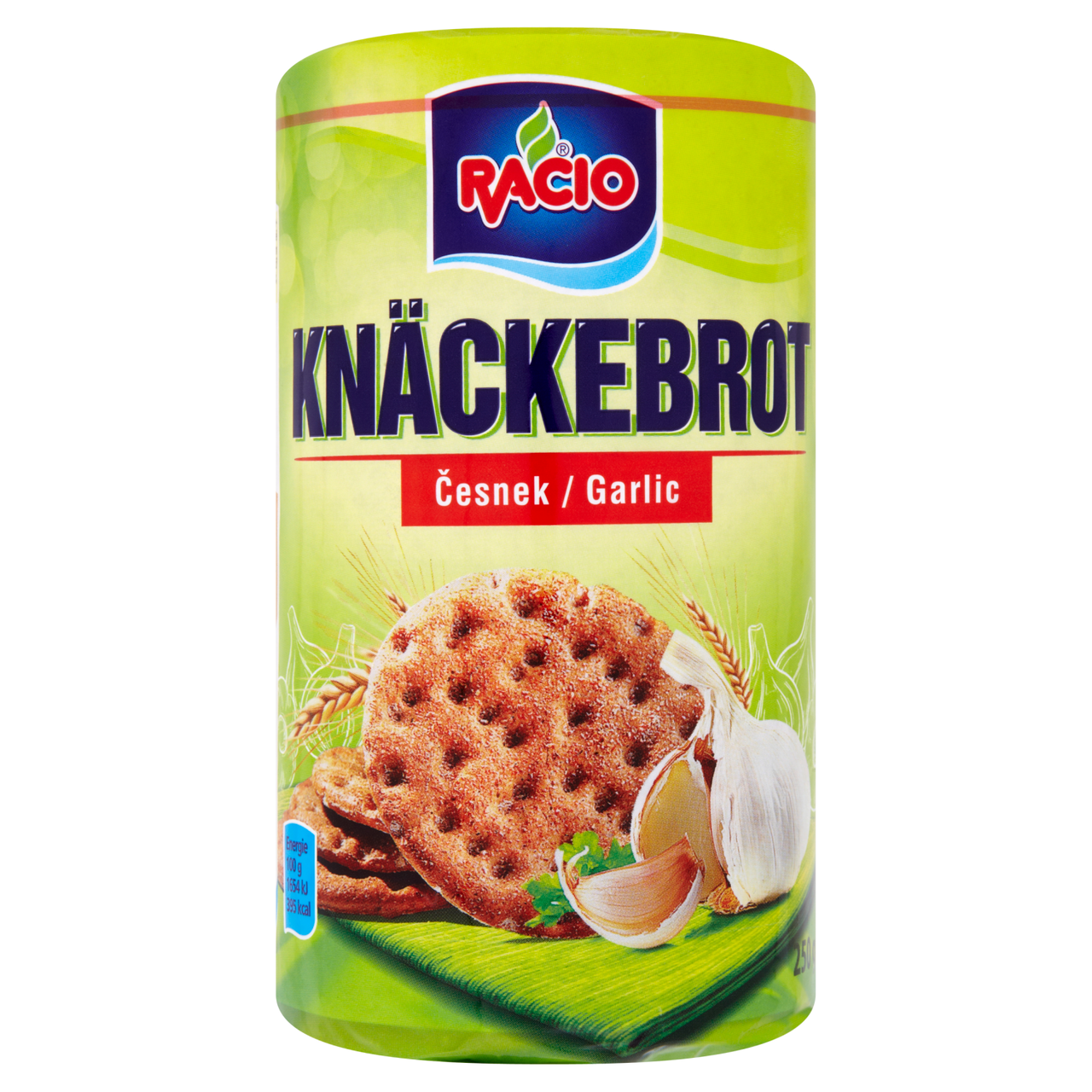 Racio Knäckebrot žitný česnekový 1x250 g - Racio, tyčinky, Cukrovinky ...