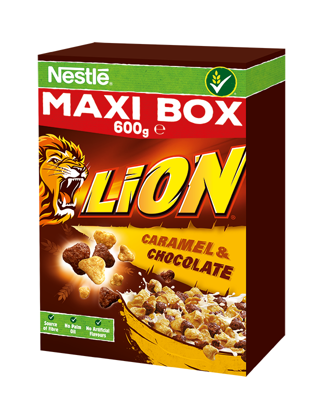 Nestlé Lion cereálie 600 g - Cereálie, Cereálie, müsli, Trvanlivé