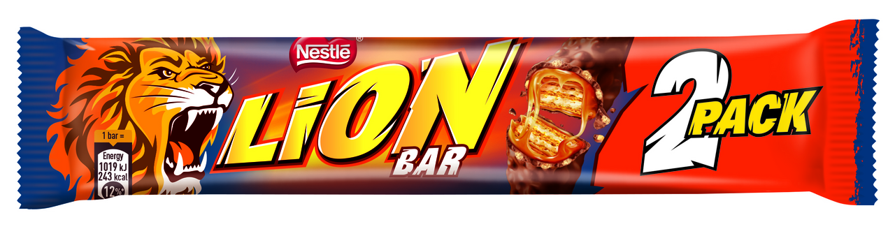 Nestlé Lion Standard tyčinka 2pack 28 x 60 g - Čokoládové tyčinky ...
