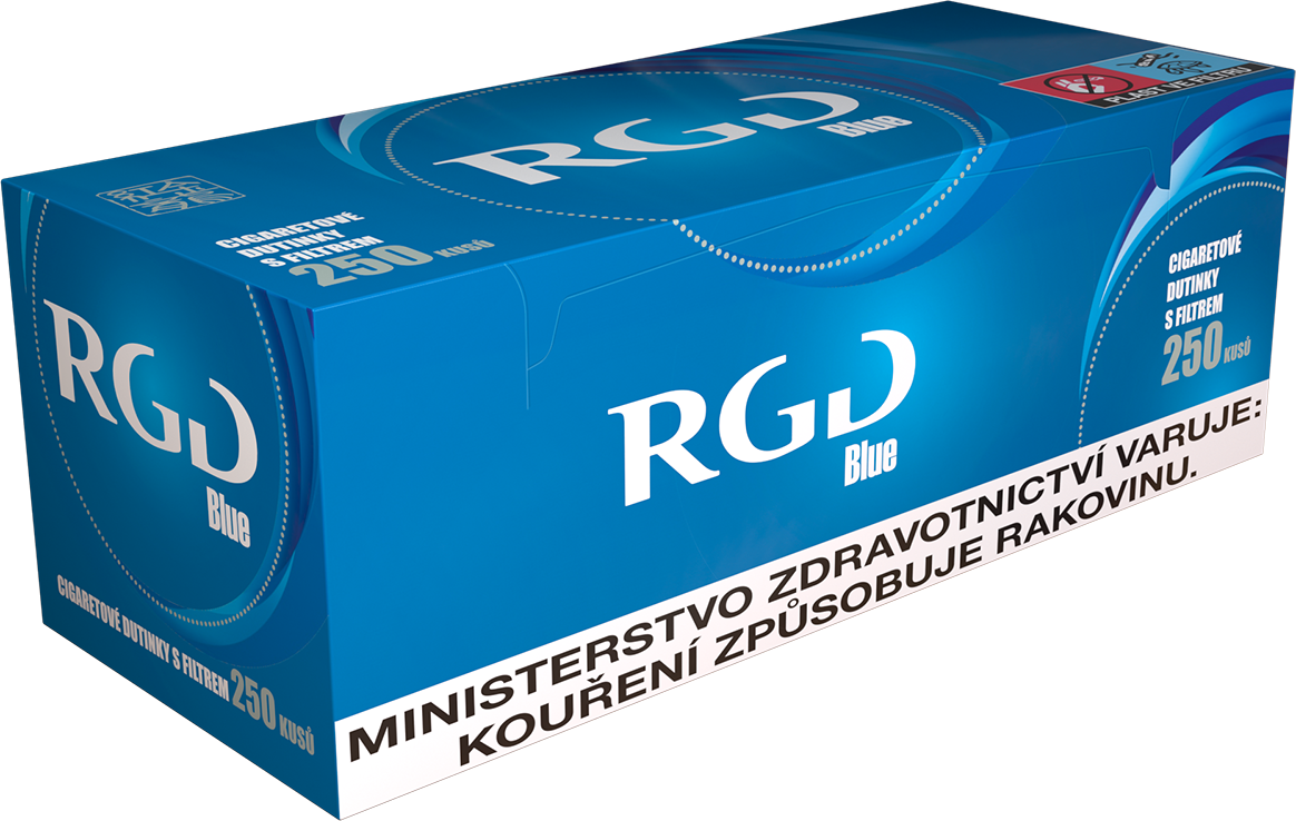RGD Blue dutinky 250 ks - Příslušenství, Tabák, Nápoje, tabák