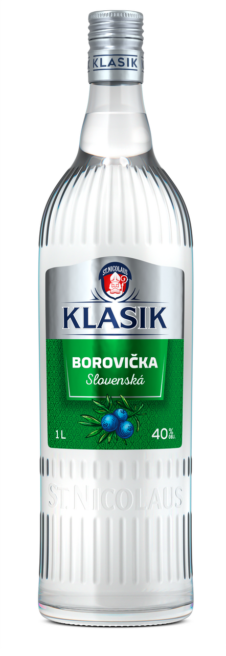 Klasik Slovenská Borovička 40% 8 x 1 l - Borovička, Pálenky, destiláty ...