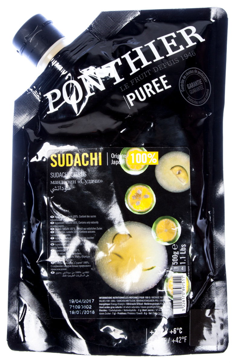 PONTHIER Puree Pyré sudachi bez cukru chlaz. 500 g - Pyré, Ovoce ...