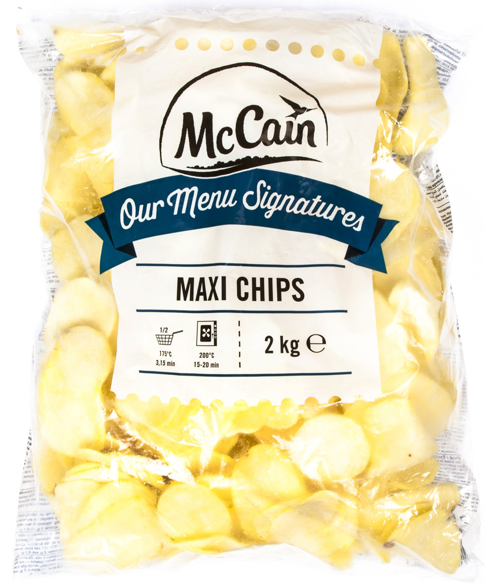 McCain Maxi Chips mraž. 5 x 2 kg - Plátky, brambory k opékání ...