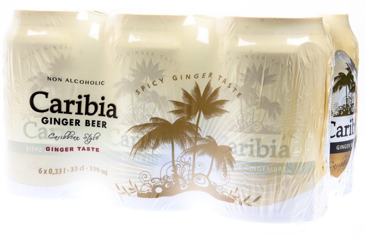 Caribia Ginger Beer 24 x 330 ml plech - Ovocné limonády, Limonády ...