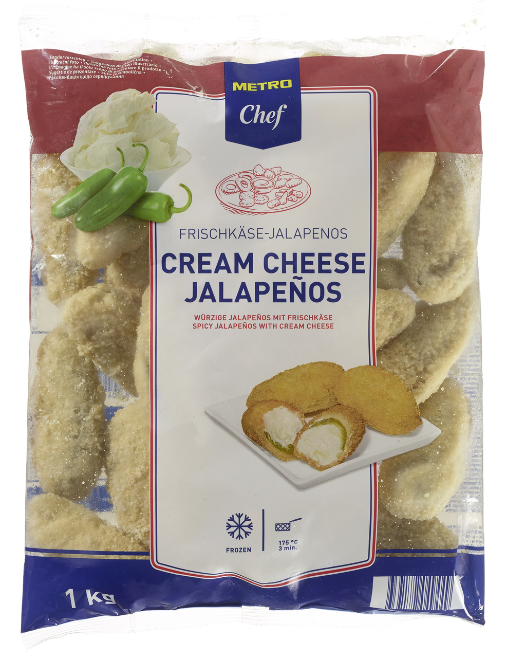 METRO Chef Jalapenos cream cheese mraž. 1 kg - Finger Food, Finger Food ...
