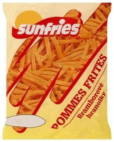 Sunfries hranolky mraž. 1x2,5kg - Rovné, Hranolky, Bramborové výrobky ...