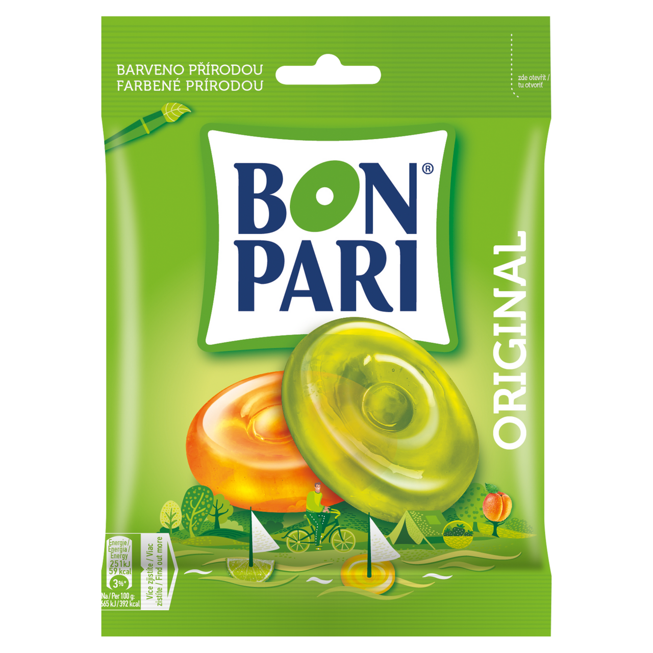 BON PARI Originál 35 x 90 g - Mátové, Bonbóny, Bonbóny, žvýkačky ...