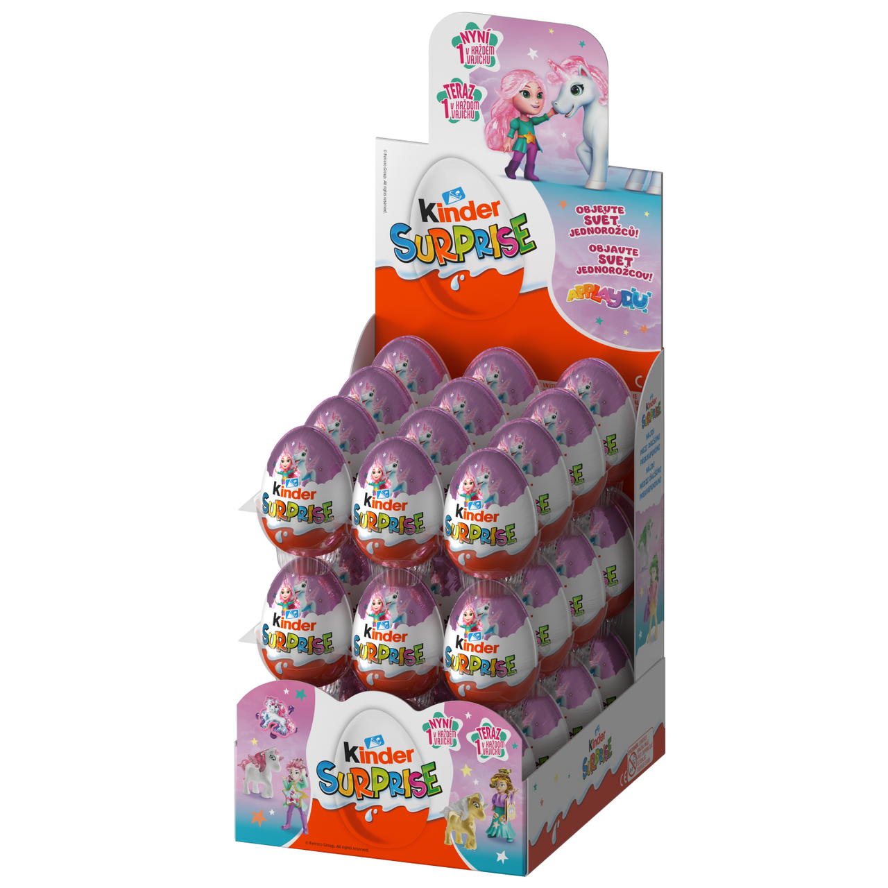 Kinder Surprise dívčí 36 x 20 g - Čokoládové tyčinky, Čokolády ...