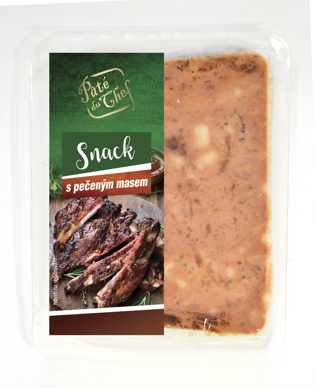 Paté du Chef Snack s pečeným masem chlaz. 75 g - Vepřové játrové ...