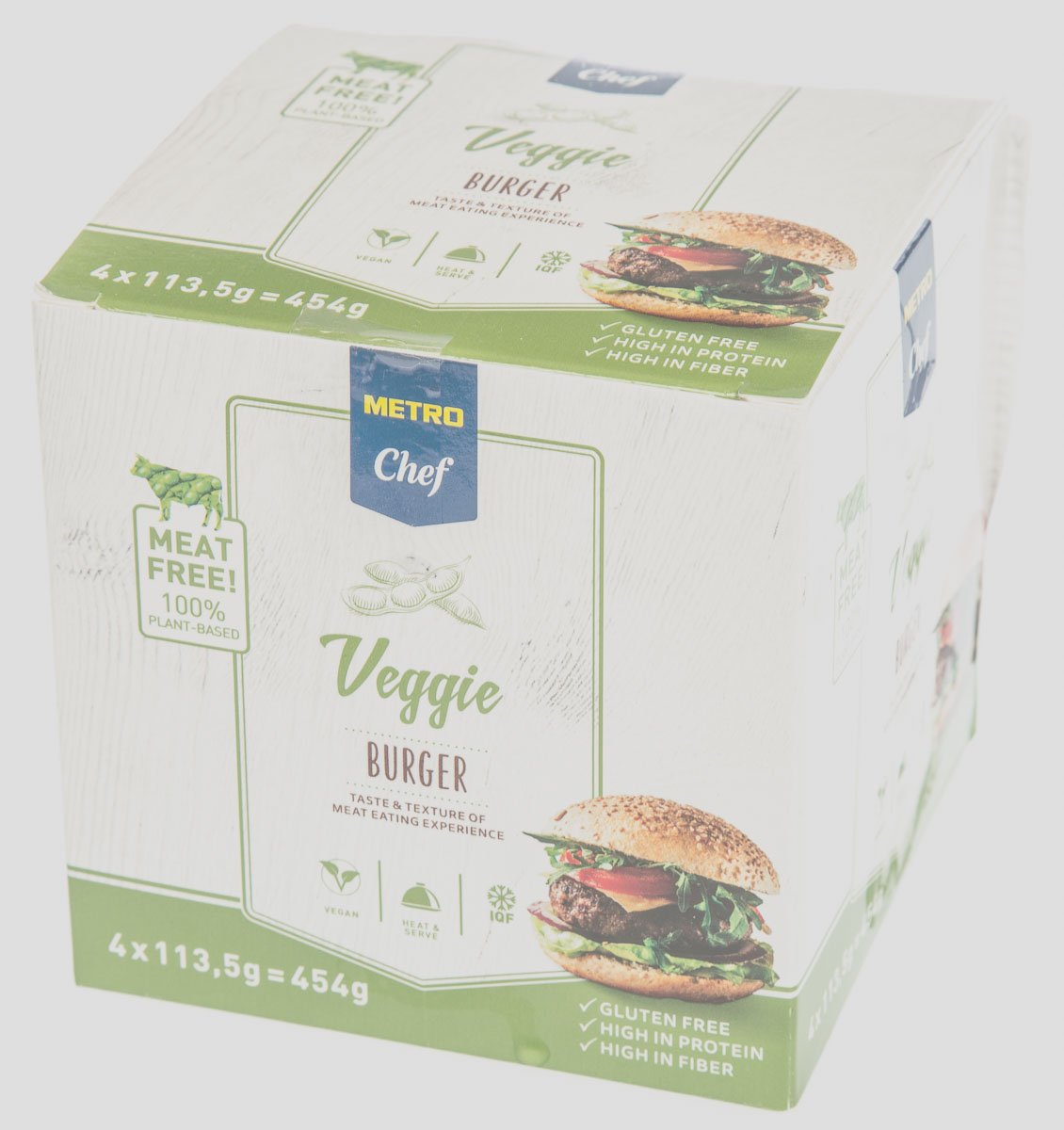 METRO Chef Veggie Burger 9 cm mraž. 4 x 113,5 g (454 g) - Vegetariánské ...