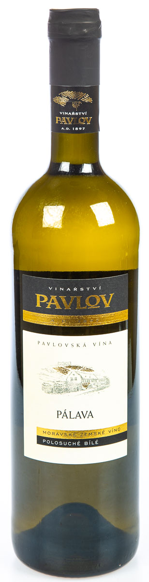 PAVLOV Moravské zemské víno Pálava 750 ml - Pálava, ČR - Morava, Bílá ...