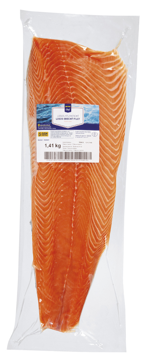 METRO Chef Losos filet Trim D váž. cca 1,3 - 1,7 kg vakuum - Porcovaný ...