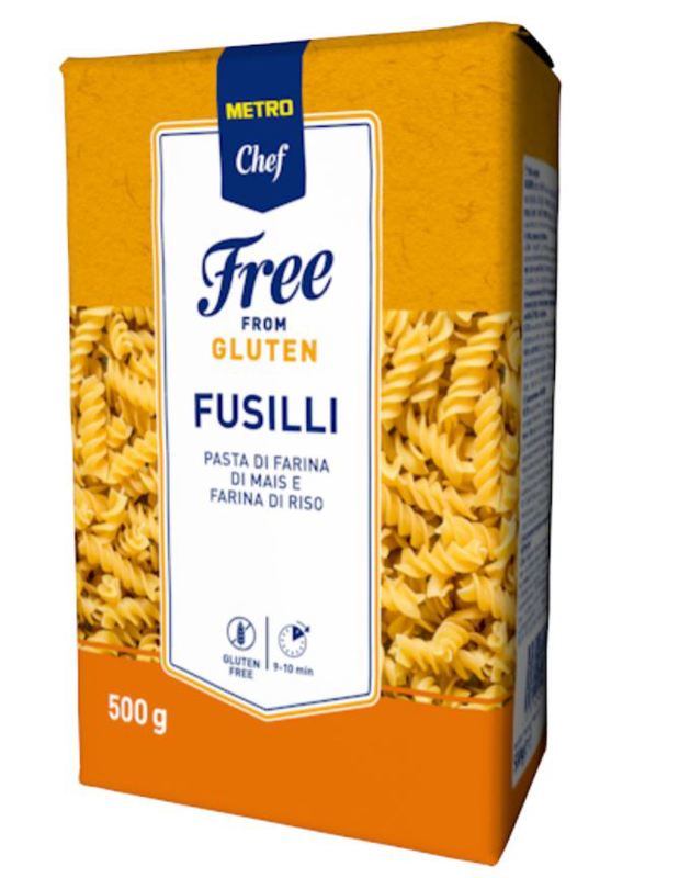METRO Chef Fusilli bezlepkové 500 g - Semolinové těstoviny, Těstoviny ...