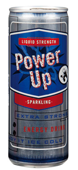 POWER UP Energy Energetický Drink 24 x 250 ml - Energetické nápoje ...