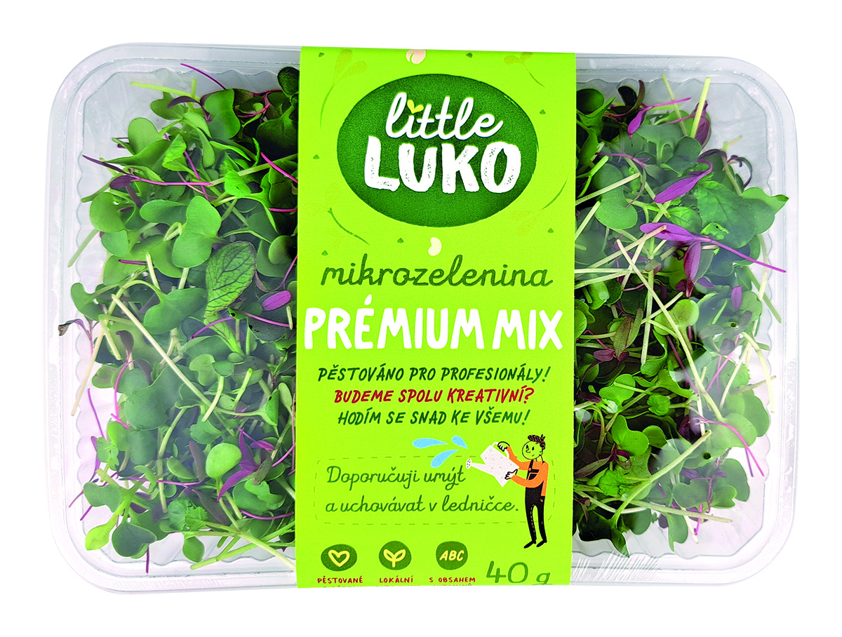 Little Luko Výhonky Premium mix čerstvé 40 g - Výhonky, klíčky ...