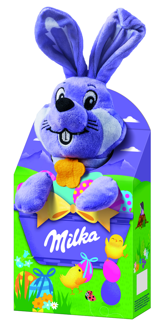 Milka Plush Toy Easter 1x96g + plyšák - Sezónní cukrovinky, Cukrovinky ...