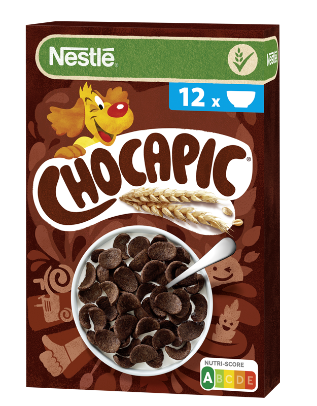 Nestlé Chocapic cereálie 375 g - Cereálie, Cereálie, müsli, Trvanlivé
