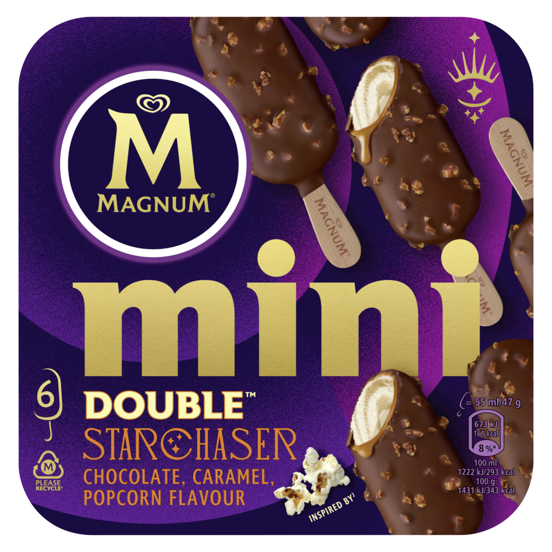 Magnum Mini Starchaser multipack zmrzlina mraž. 6x55ml - Nanuky ...