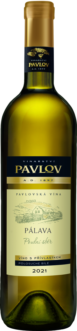 PAVLOV Pálava pozdní sběr 750 ml - Ostatní odrůdy, ČR - Čechy, Bílá ...