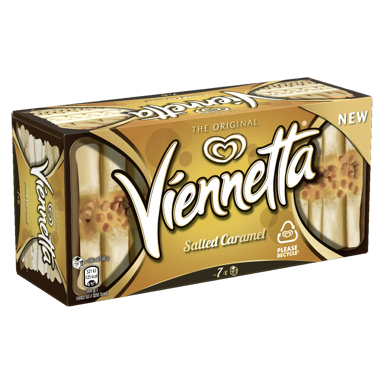 Viennetta Salted Caramel 650 ml - Rodinná balení, Zmrzliny, Zmrzliny ...