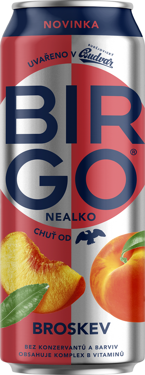 BIRGO Broskev nealkoholické 24 x 500 ml - Nealkoholické, Pivo, Nápoje ...