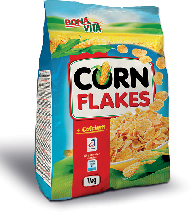 Corn Flakes Natural 1 kg - Cereálie, Cereálie, müsli, Trvanlivé