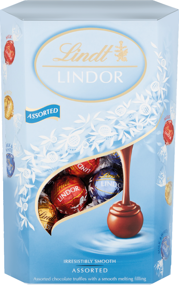 LINDOR Assorted Light Blue 337 g - Bonboniéry, bonbóny, Čokolády ...