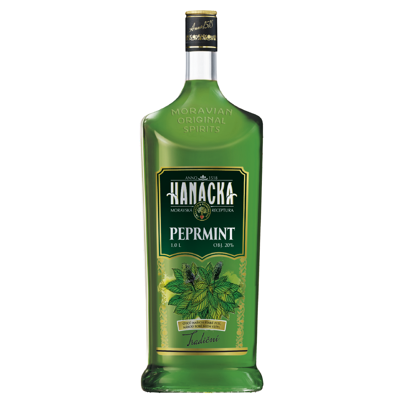 HANÁCKÁ Peprmint 20 % 1 l - Ostatní, Likéry, Alkohol, Nápoje, tabák