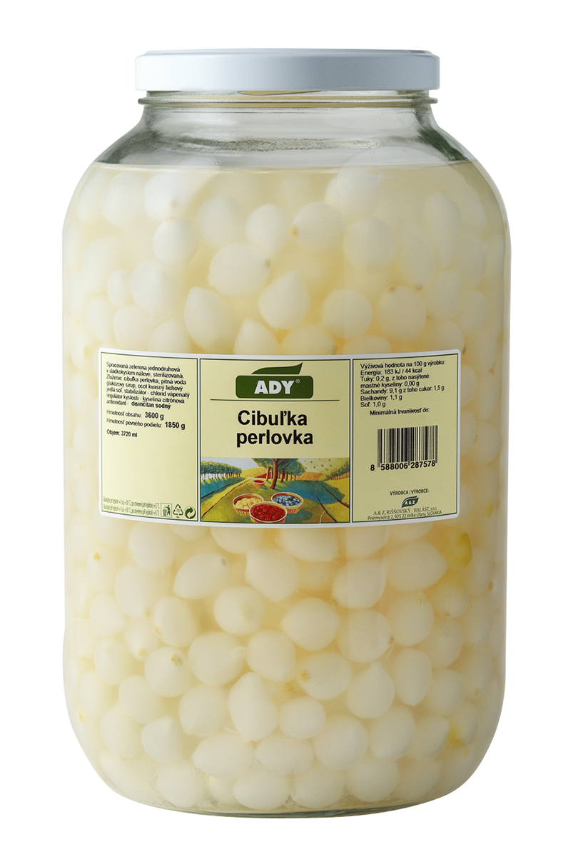 ADY Cibulka perlovka 3,72 l - Cibulky, Konzervovaná zelenina ...