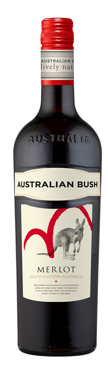 Australian Bush Merlot 750 ml - Austrálie, Červená vína, Vína, Nápoje ...