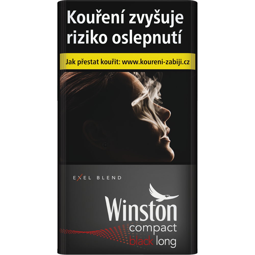 Winston Compact Black Long king size tvrdé bal. 10 krab. 20 ks kolek L ...