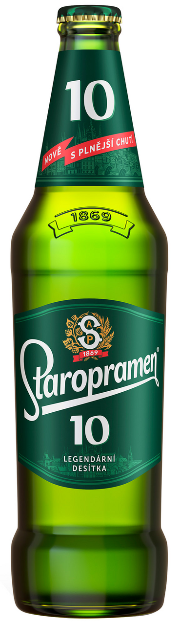 Staropramen 10° Pivo světlé výčepní 20 x 500 ml vratná láhev - Výčepní ...
